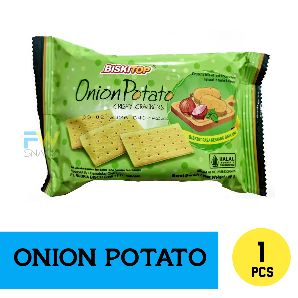 Biskitop onion potato 50g | Shopee Philippines