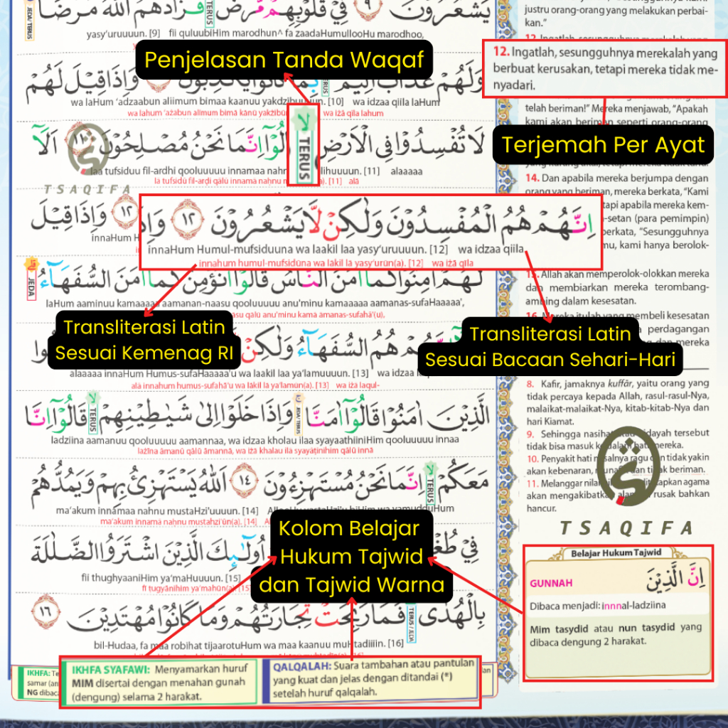 Al Quran AL MADRASAH AL MADRASAH Latin DUO Connect A5 HC Publisher ...