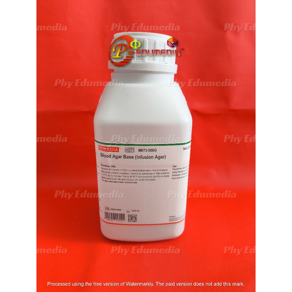 Blood Agar Base (Infusion Agar) Himedia Retail Per 100 Grams | Shopee ...