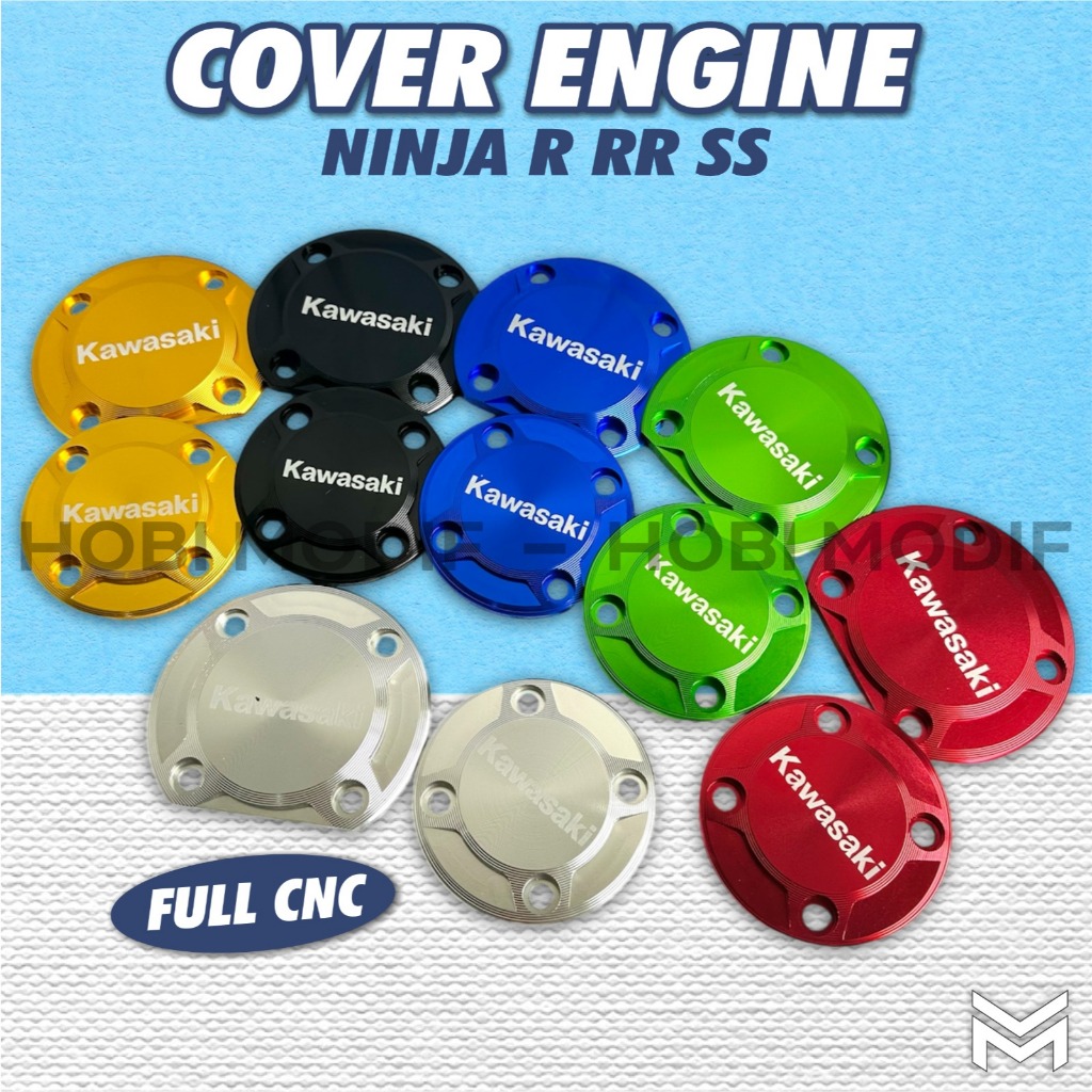 MESIN Engine COVER ENGINE Block COVER NINJA R SS RR Right Left CNC ALU ...