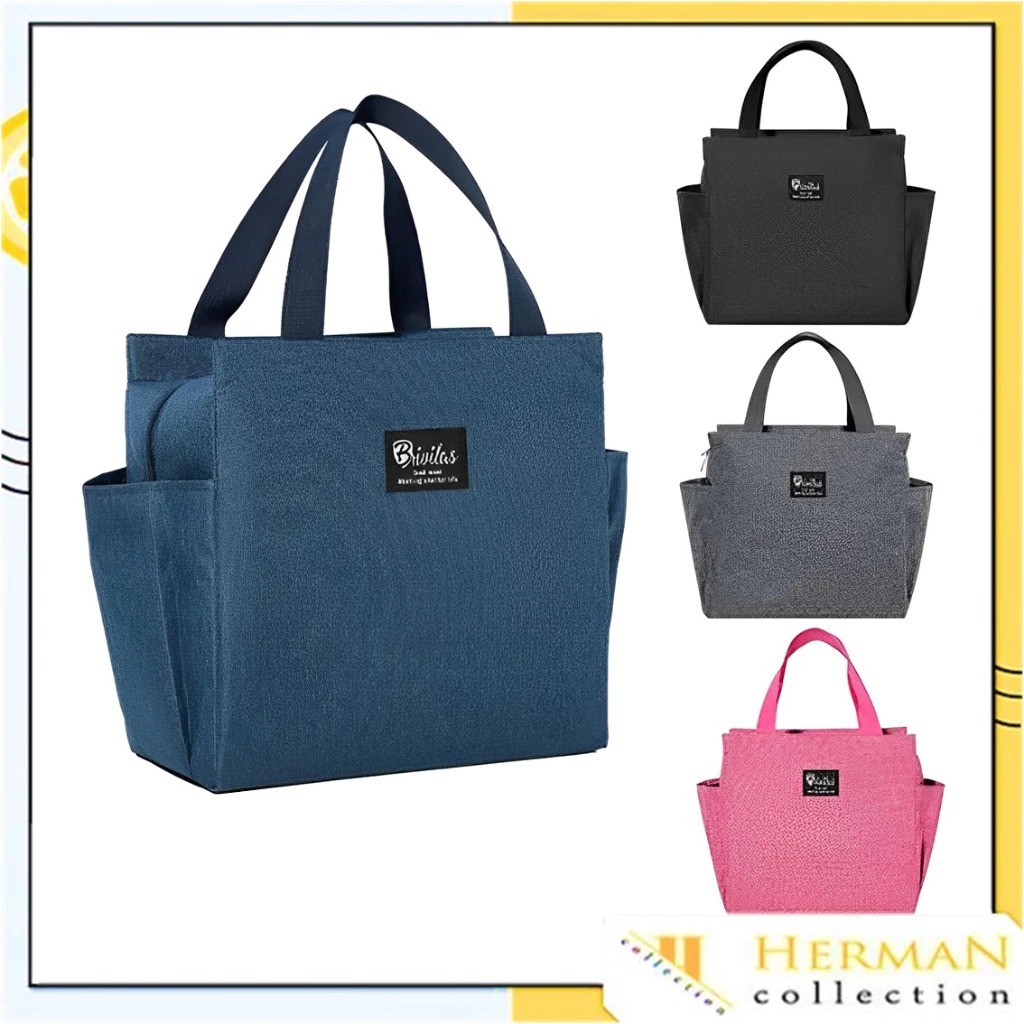 Original Brivilas Jumbo Food Lunch Bag Waterproof Elegant Bento Food ...