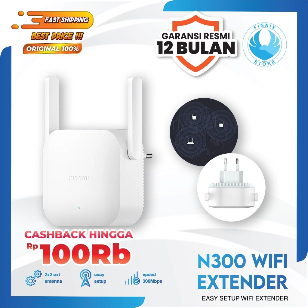 Xiaomi Mi Wifi Range Extender Repeater N300 - Wifi Signal Amplifier ...