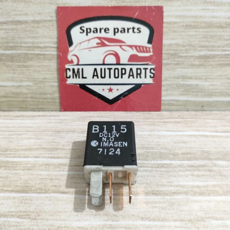 HITAM Imasen Relay B115 Black 4 Legs 12Volt | Shopee Philippines