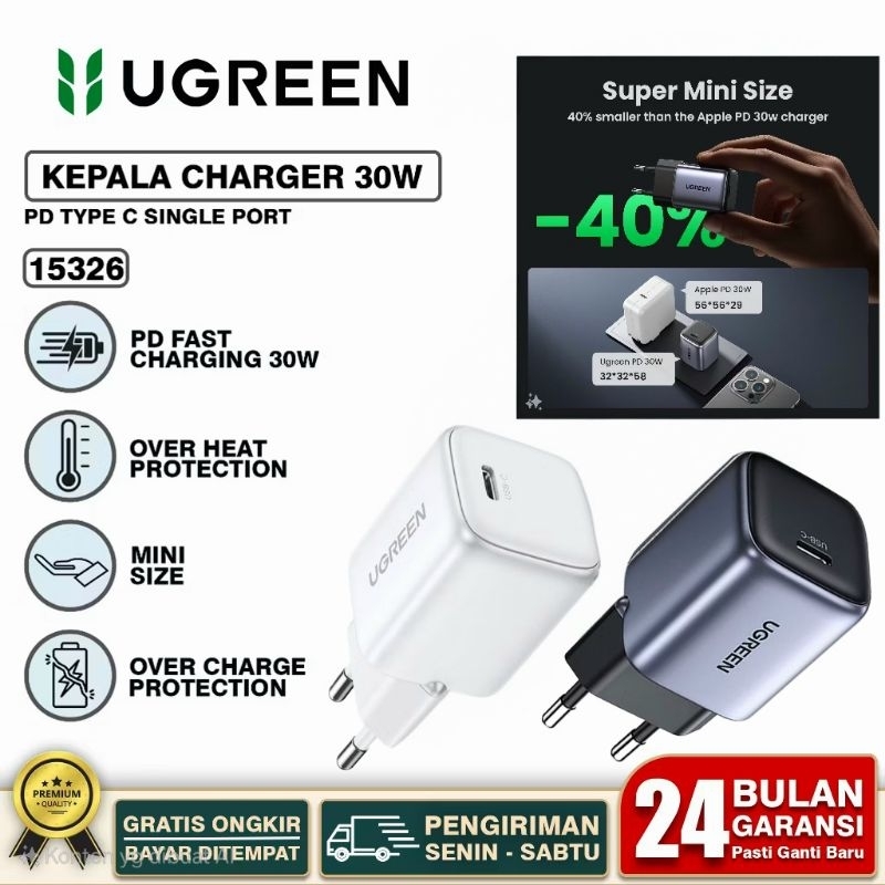 Charger Head For Iphone or Android 20W-45W USB-C Super Fast Charging ...