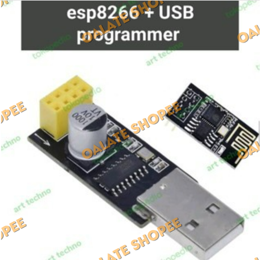 1 Set Esp8266 Usb Adapter Programmer Ch340 Usb Serial Esp 01 Esp 01s