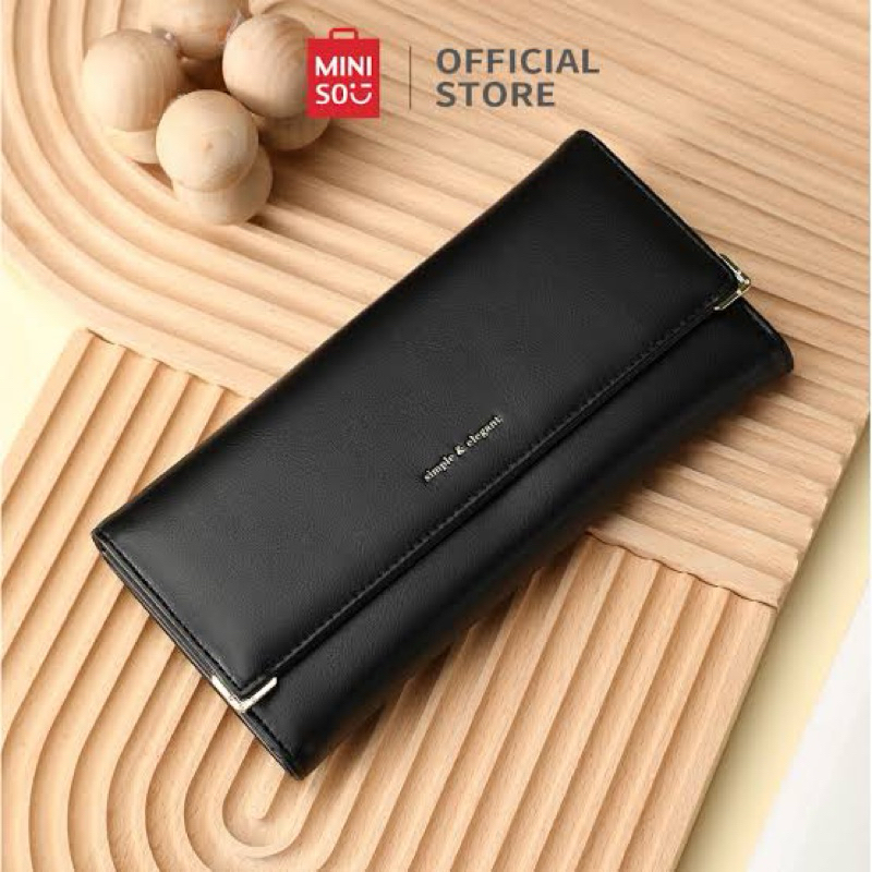 Miniso Long Bifold Wallet / miniso women's Long Wallet | Shopee Philippines