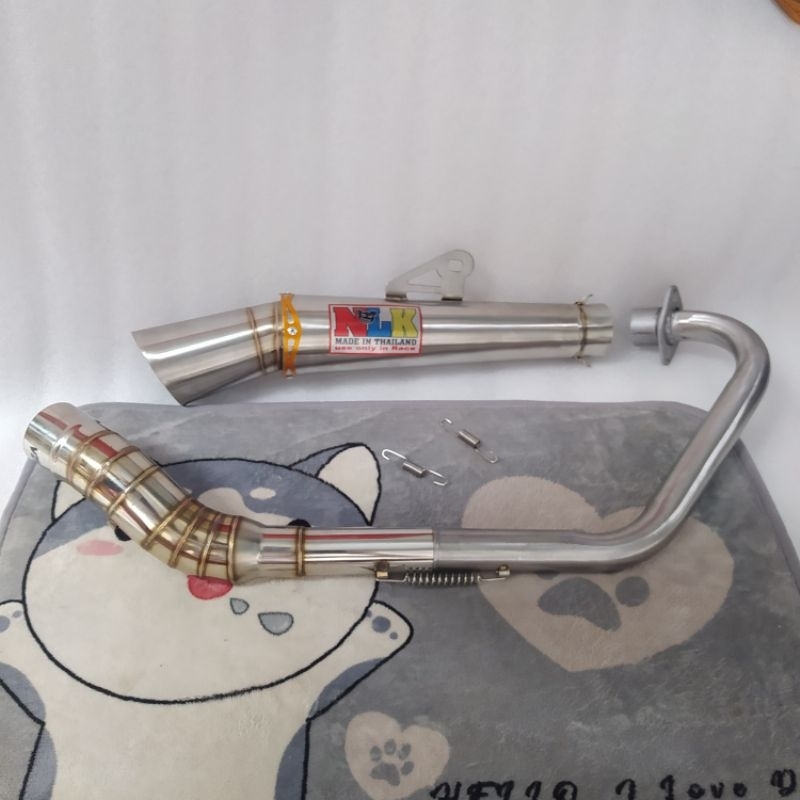 Exhaust NLK 51mm Canister 1set big elbow for Tmx 125 155 skygo 125 150 ...