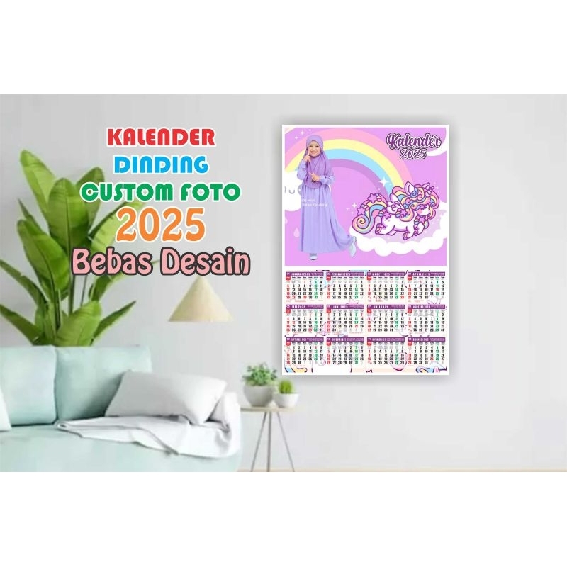 Custom 2025 CALENDAR FREE DESIGN (buy a lot, negotiable) | Shopee ...