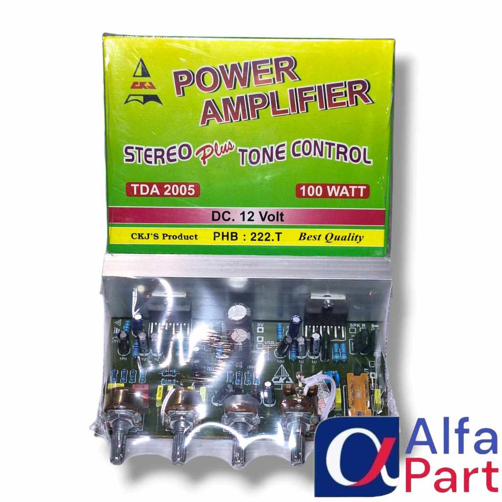 Kit POWER AMPLIFIER STEREO PLUS TONE CONTROL CKJ Phb22T | Shopee ...