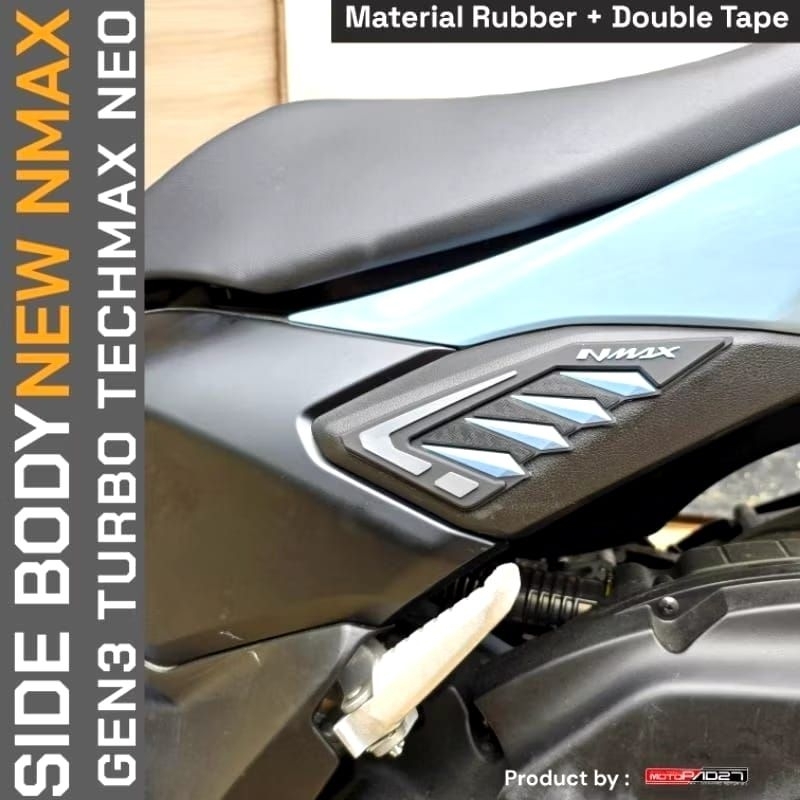 Side Body Nmax Turbo Neo s Neo Techmax 2024-2025 Rubber | Shopee ...