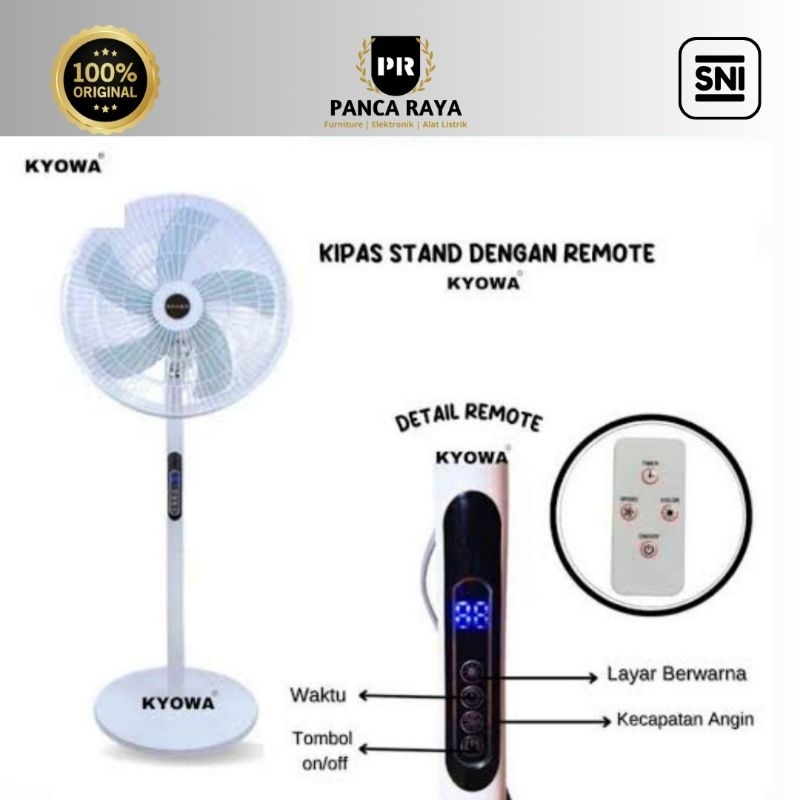 STAND FAN KYOWA REMOTE 16inch - STANDING FAN KYOWA REMOTE 16" | Shopee ...