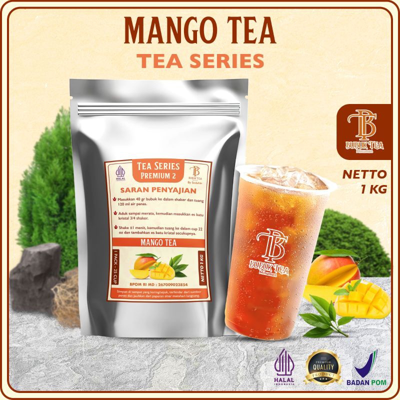 PREMIUM TEA POWDER MANGO TEA DRINK POWDER 1KG TEA | Shopee Philippines