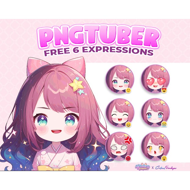 Pngtuber for Streamers Choice of Adorable virtual Characters, Popular ...