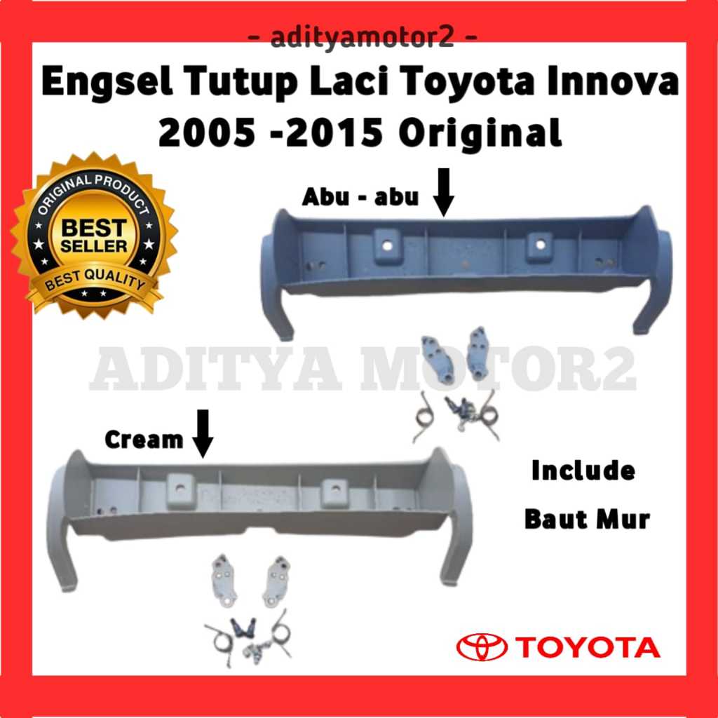 Toyota INNOVA 2005 2015 ORIGINAL Drawer Hinges Gray Cream | Shopee ...