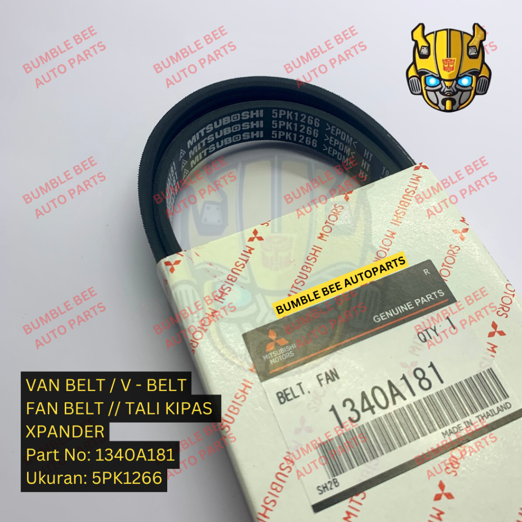 Van BELT FAN BELT - 5PK1266 - XPANDER - 1340A181 - V BELT - FAN STRAP - 5PK 1266 | Shopee ...