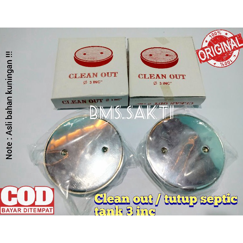 Clean out 3 inch septic tank cap 3 inch genuine brass material CODE ...