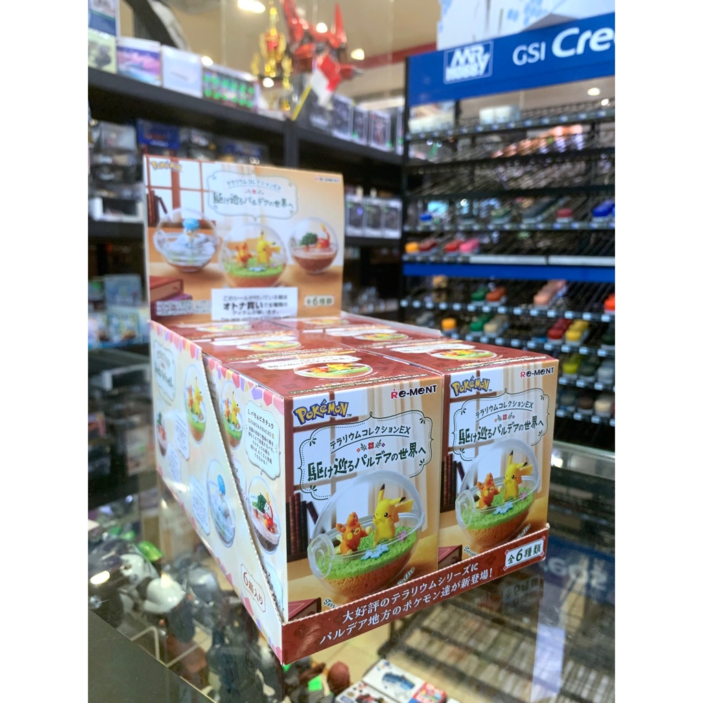 Re-Ment Pokemon Terrarium Collection EX -To the World of Paldea Blind Box Per Pcs Random ...
