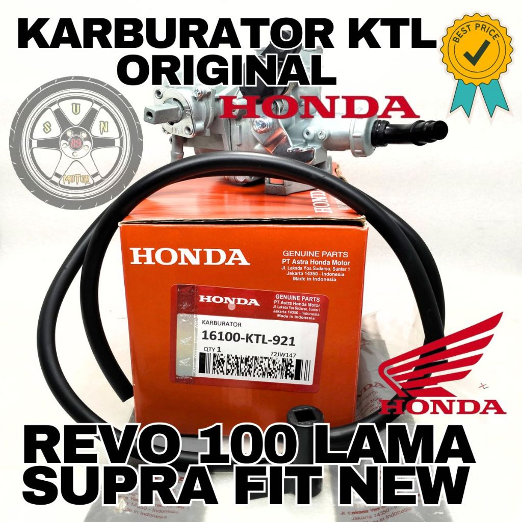 Original AHM PRECISION HONDA KTL CARBURETOR READY TO INSTALL ORI SUPRA ...