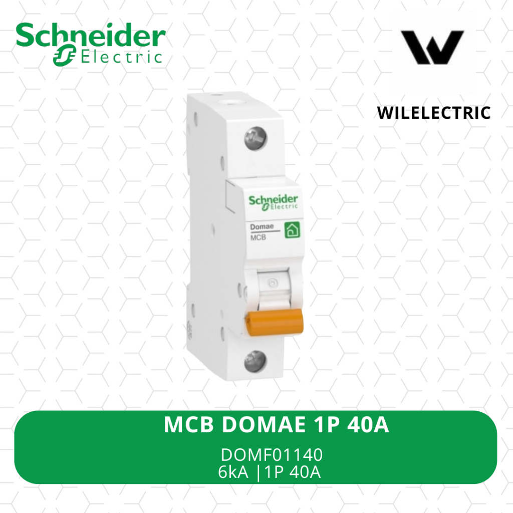 MCB Schneider DOMAE 1 phase / 1P 40A / 40 a C40 / C 40 Merlin Gerlin ...
