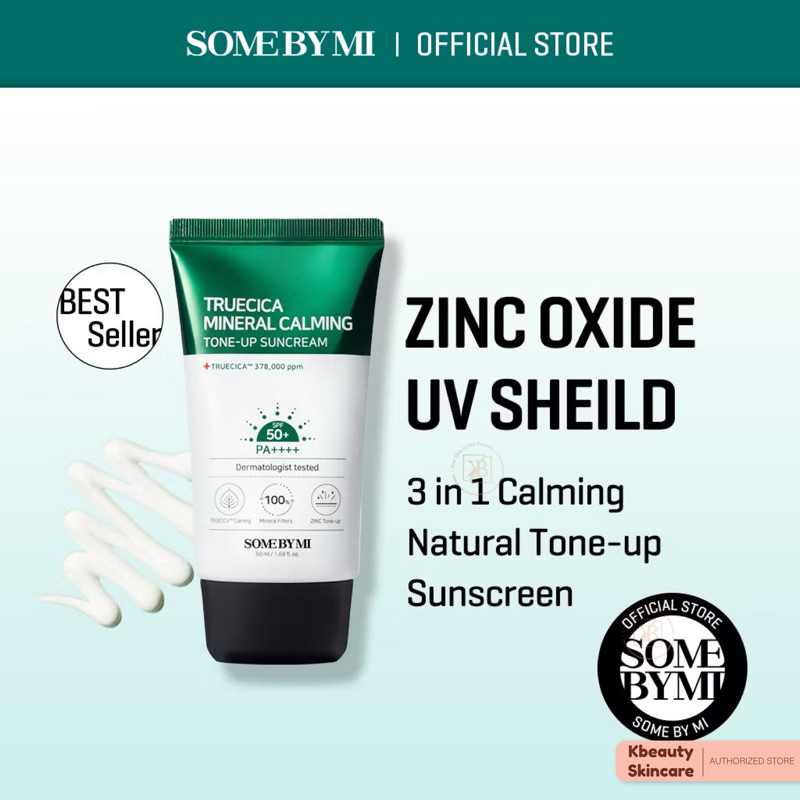 Some By Mi Truecica Mineral Calming Tone up Suncream Sunblock Sunscreen ...