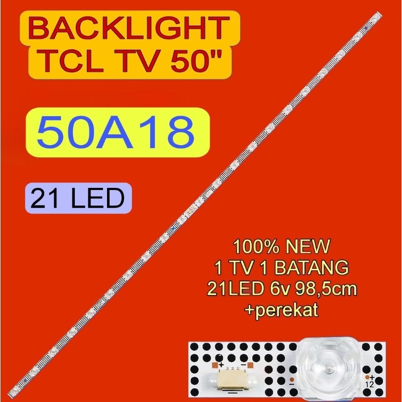 Tcl 50A18 50in 21led 21k TV BL LED BACKLIGHT LIGHTS | Shopee Philippines