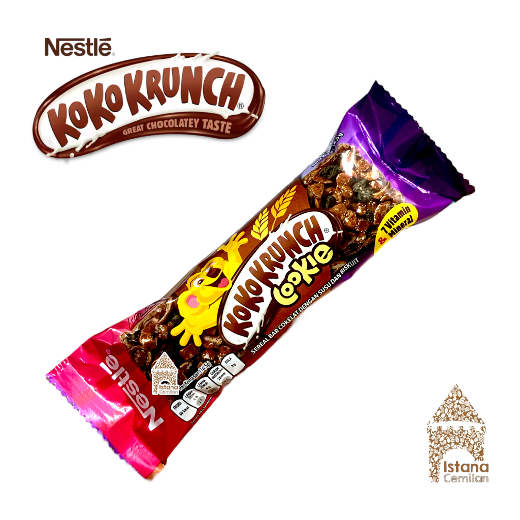 Nestle Koko Krunch Cookie Cereal Bar Chocolate 14,5 Grams | Shopee ...