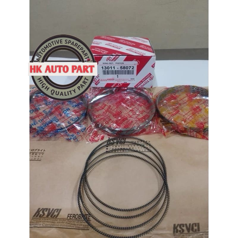 Ring PISTON SEHER OS STD TOYOTA RINO 14B 115PS PS 115 PS 14 B OVERSIZE ...