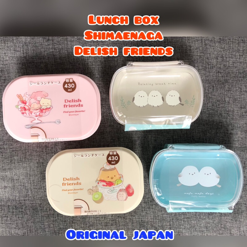 Shimaenaga delish friends lunch box, original japan | Shopee Philippines