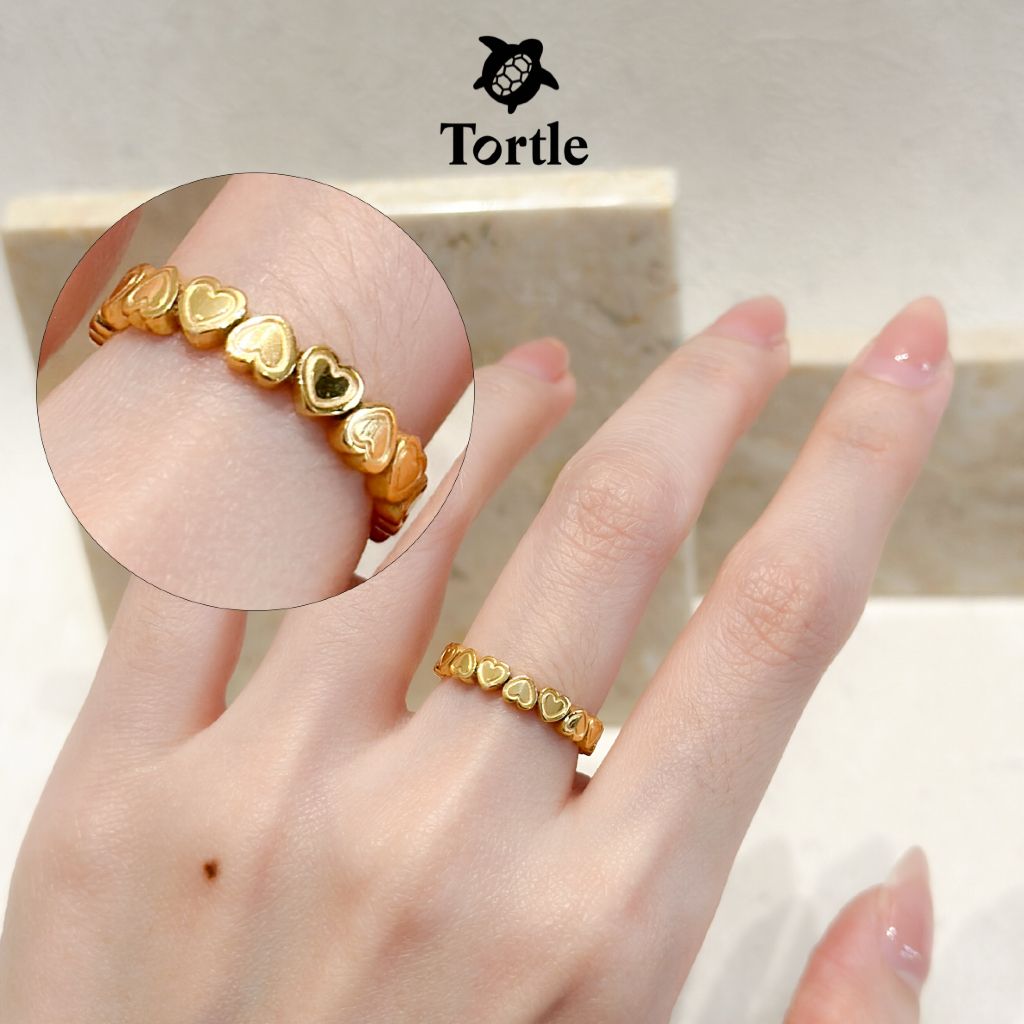 Tortle - LOVE Women's Titanium Ring | Luxury Fashion Premium Simple ...