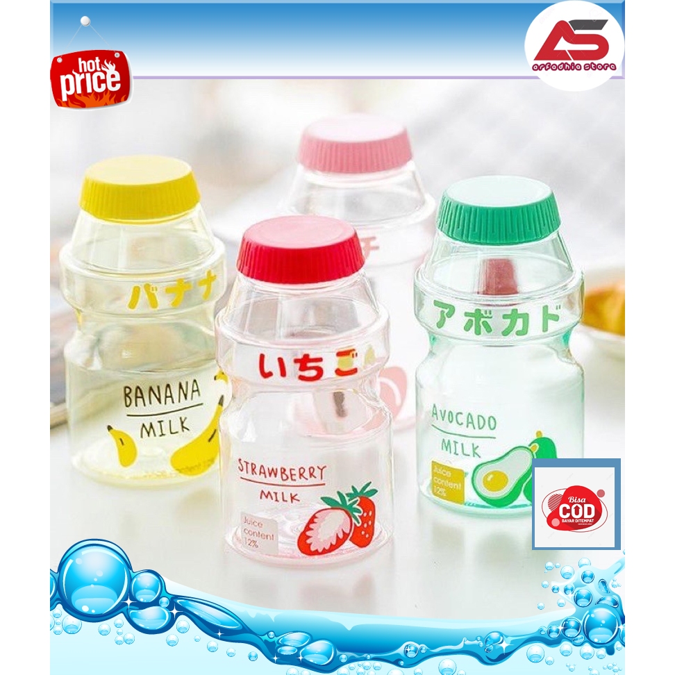 Yakult Transparent Fruits Character Bottle 480ml | Shopee Philippines