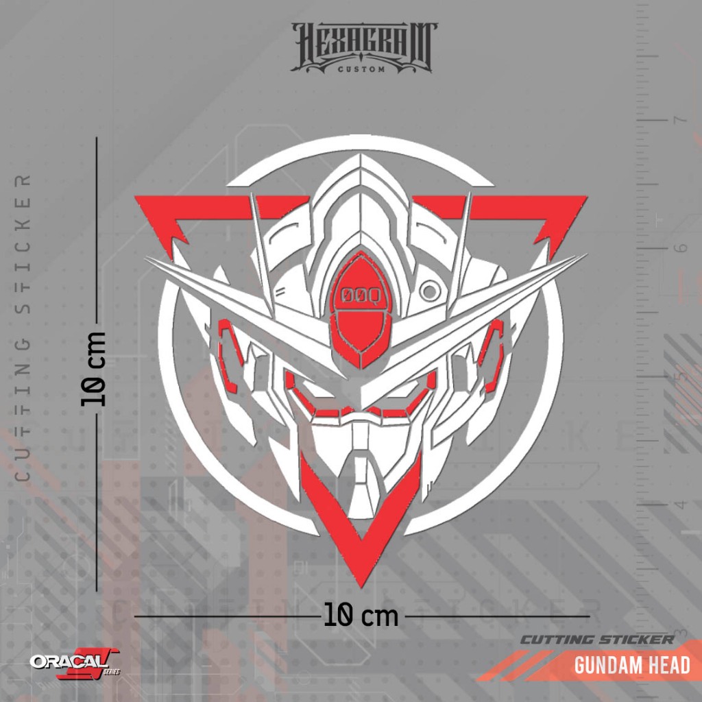 Gundam 00Q Two Color Cutting Sticker | Gundam 00Q Two Color Cutting ...