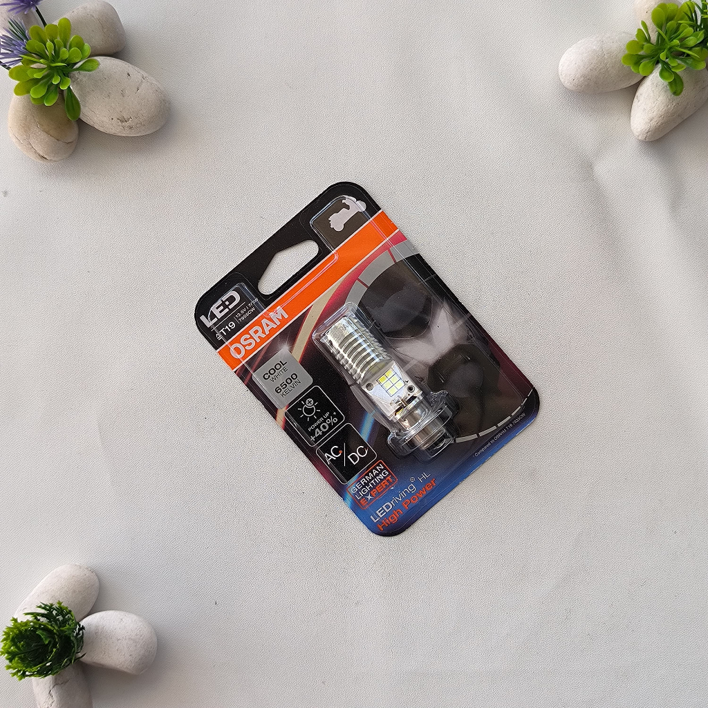 Osram LED MOTORCYCLE MAIN LIGHT T19 H6 M5 K1 NEW GEN PUTIH - 7955CW NEW GEN 4 13.5V 7W | Shopee ...