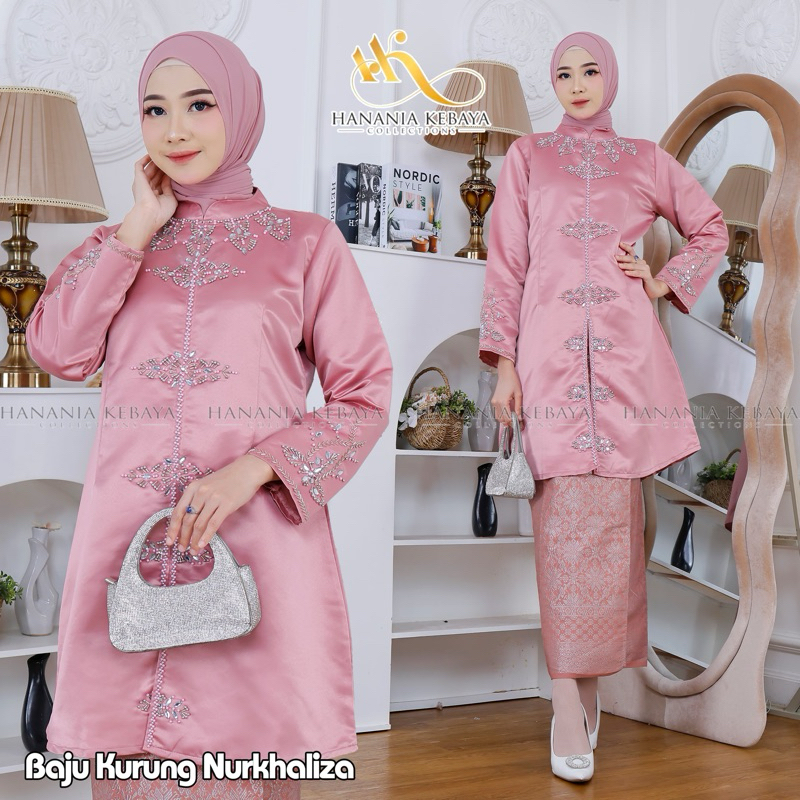 Nurkhaliza Malay Baju Kurung Set - Modern Baju Kurung Melayu ...