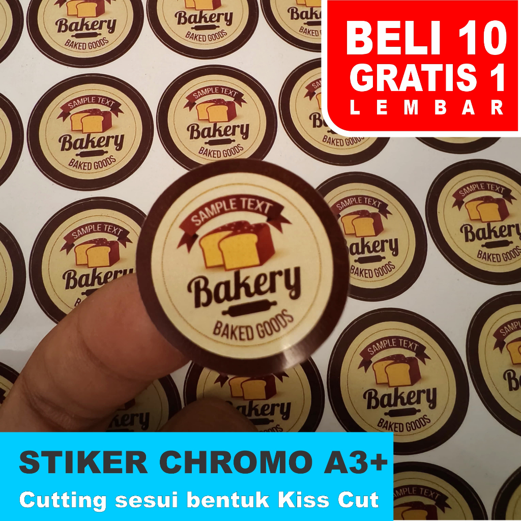 A3 Sheet Cutting Packaging Label Stickers, Drink Label Stickers, Cake ...