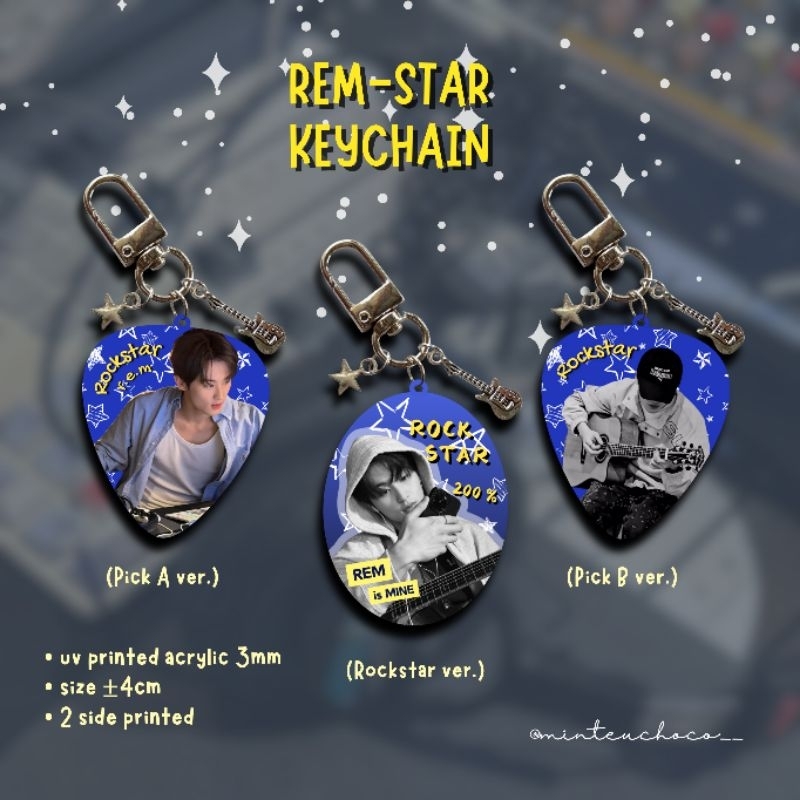 [Read Description] REM-Star Mark Lee - Keychain/Keycharm/Keyring ...