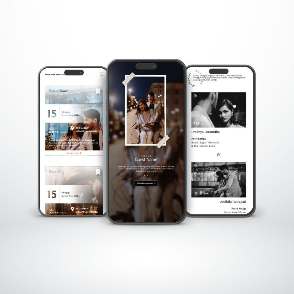 Luxury Wedding Website Digital Invitation 10 | Shopee Philippines