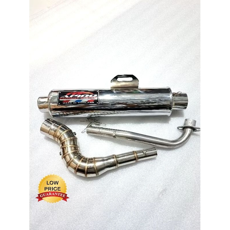 Muffler Canister Apido Pipe for Xrm 125 RS 125 Wave 100/110/115 Smash ...
