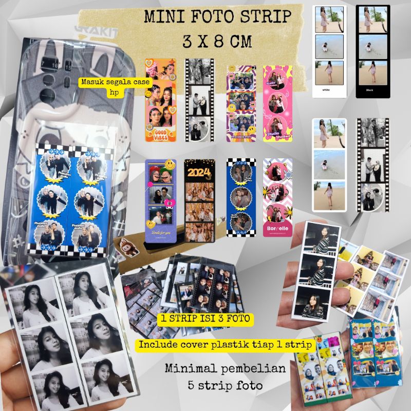 Mini ID STRIP FHOTO / FHOTO BOOTH STRIP / PHOTO BOX STRIP / MINI FHOTO ...