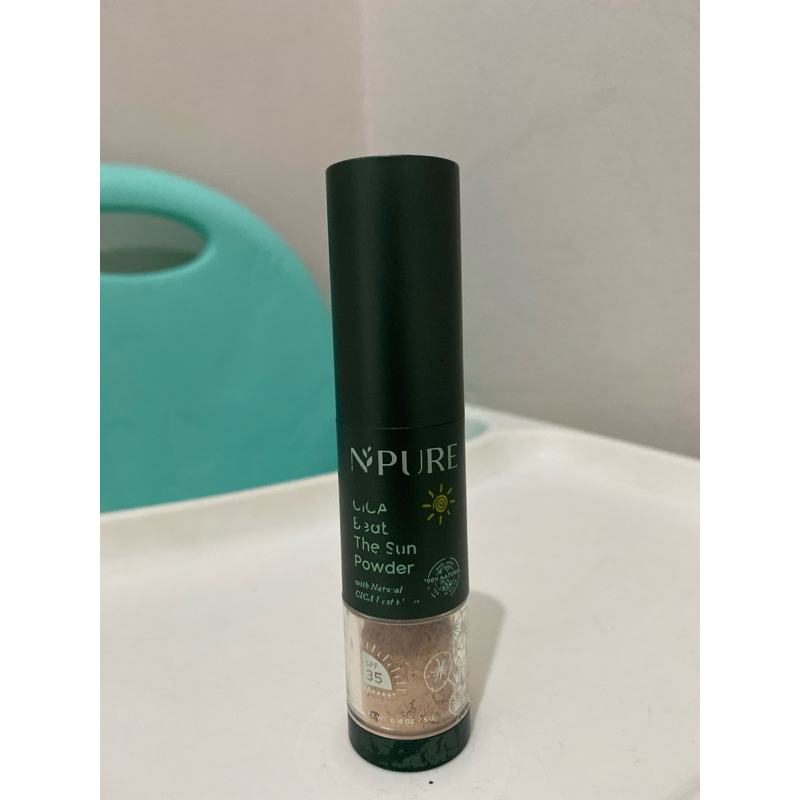 Preloved npure sunscreen cica beat the sun powder | Shopee Philippines