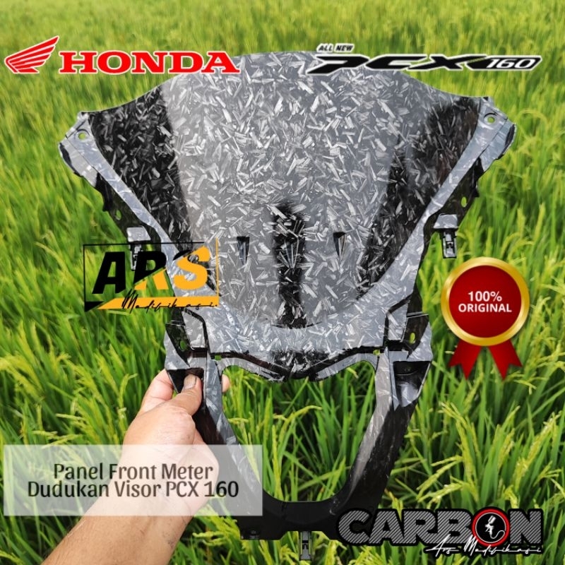 PCX 160 Carbon WTP Visor Mount Front Panel Forged Motif | Shopee ...