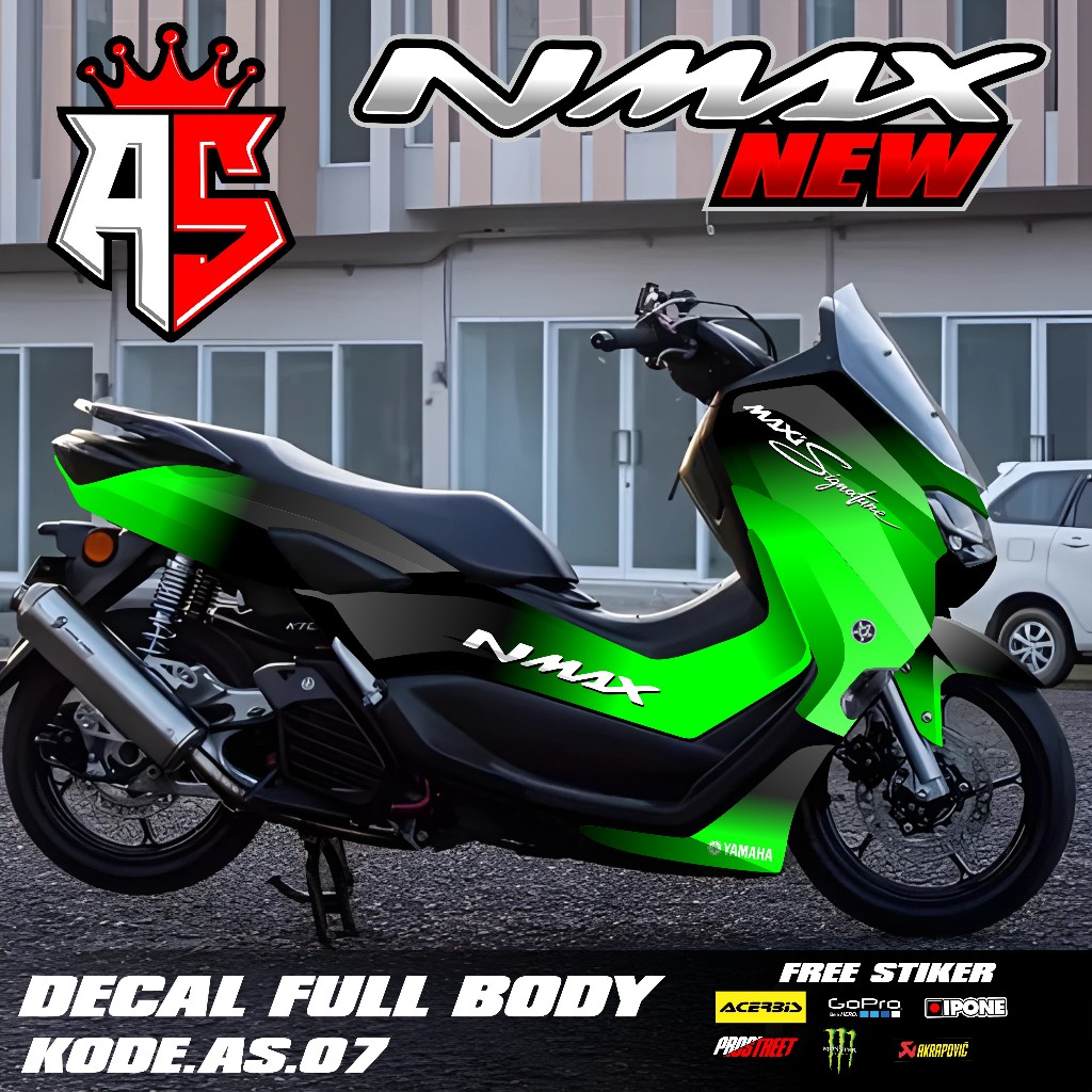 Yamaha Nmax 155 New FullBody Decal Sticker 2020 2021 2022 2023 2024 New ...