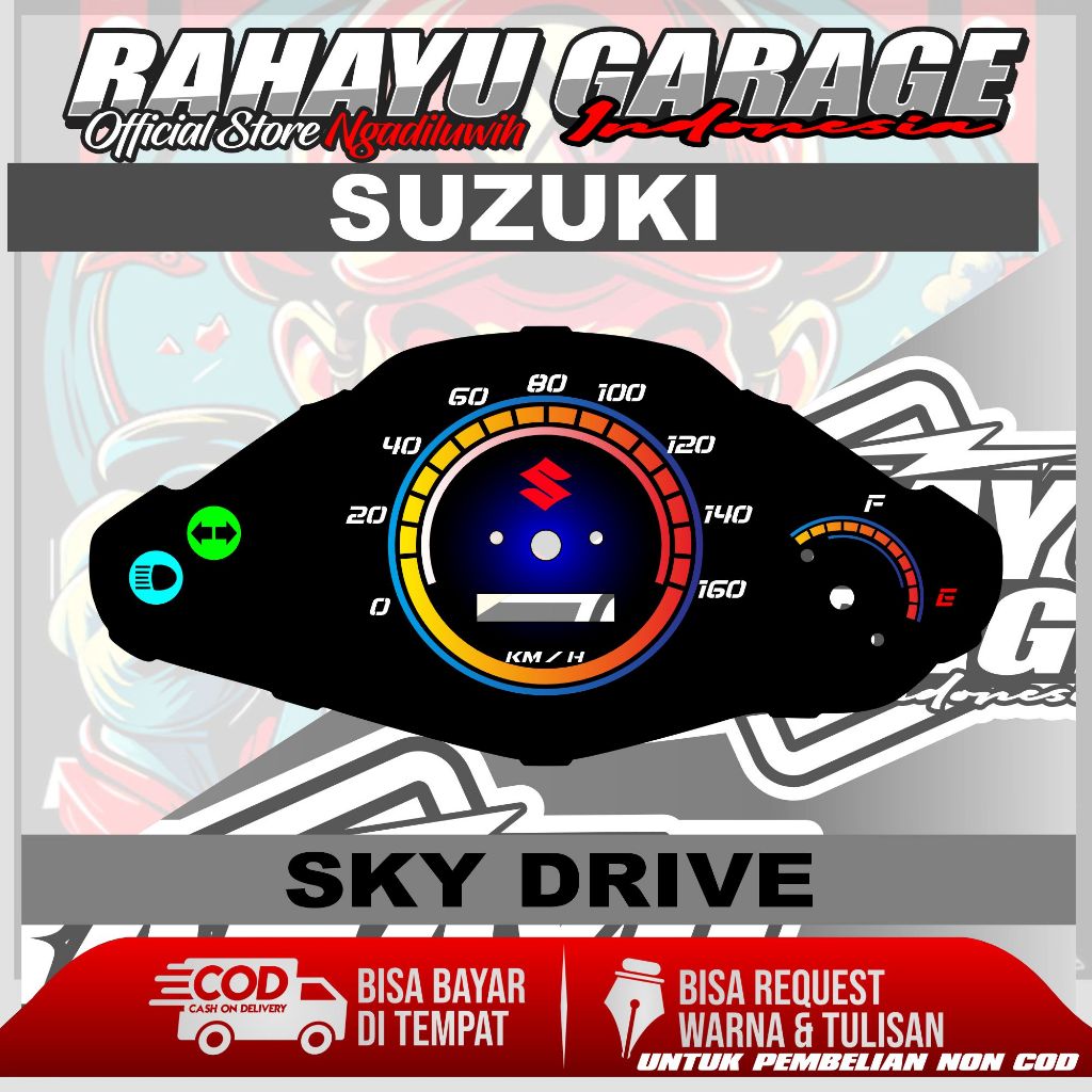 Suzuki SKY DRIVE CUSTOM SPEEDOMETER BOARD | Shopee Philippines