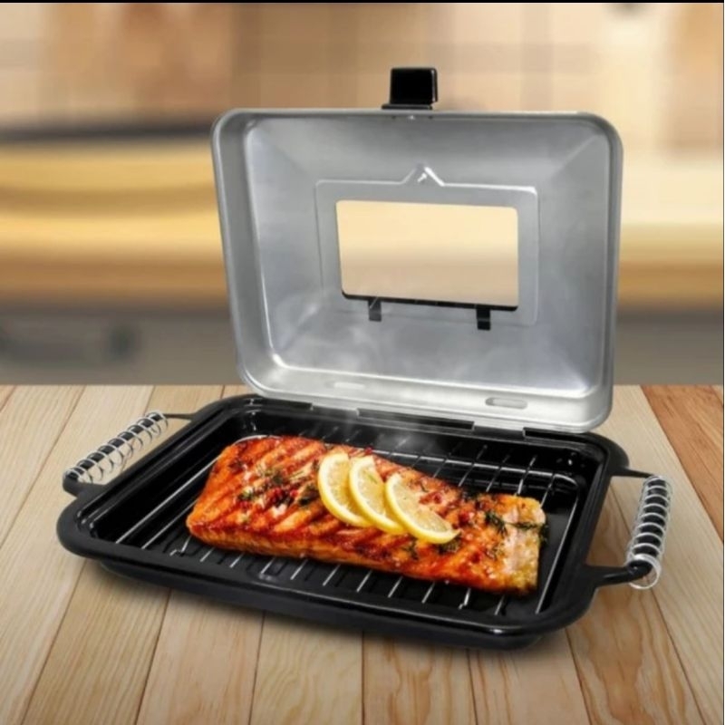 Maspion BLG Crystal Grill Oven Fish Grill / BBQ Grill / Stove Grill ...