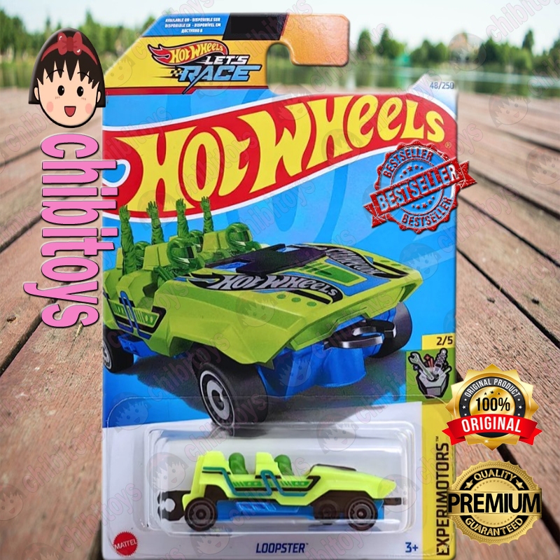 PUTIH HIJAU Hot Wheels Loopster 2024 White Pink Green Roller Coaster ...