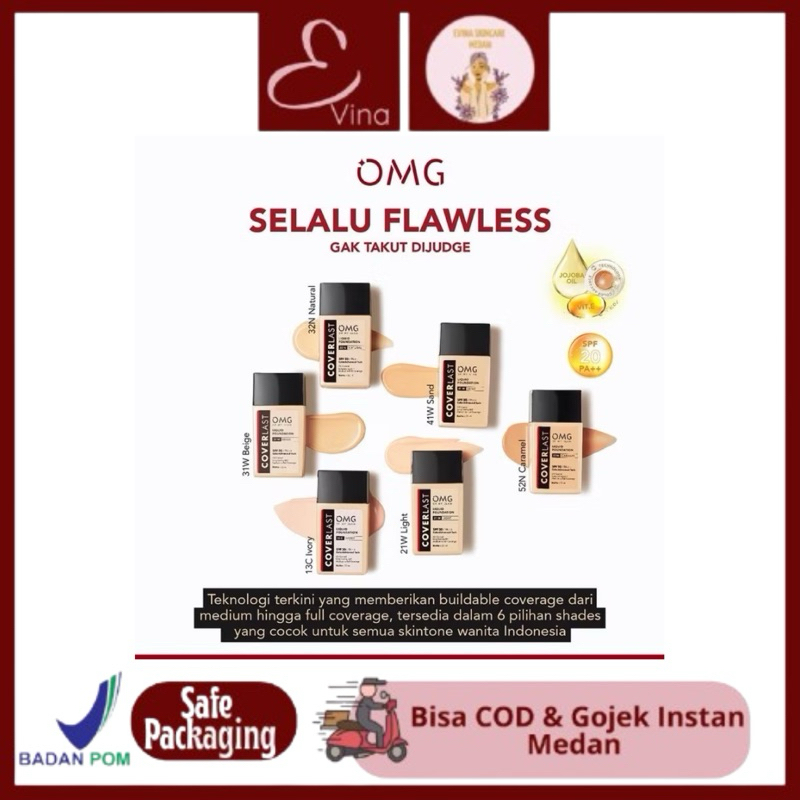 Evina Skincare Medan - OMG Liquid Foundation | Ready, you can instantly ...