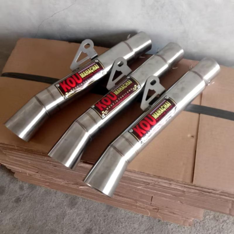 Kou Mahachai super open muffler pipe 51mm canister only | Shopee ...