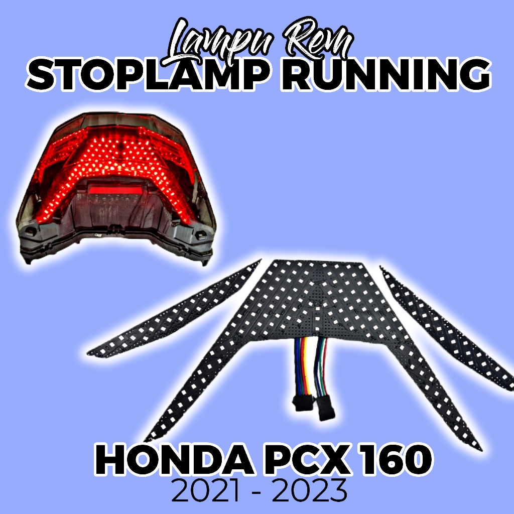Honda pcx 160 running rear brake variation light, just install it ...