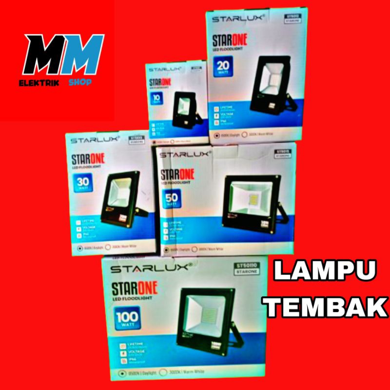 Starone Floodlight Led Shooting Lamp 10W 20W 30W 50W 100WATT STARLUX ...