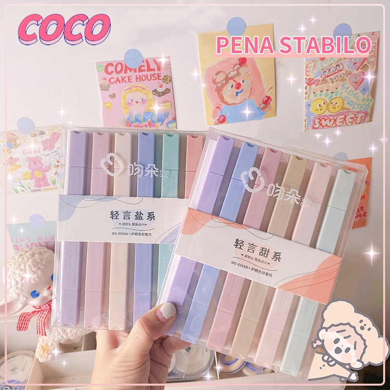 Stabilo pastel 1 Set/highliter highlighter color/stabilo contains 6 ...