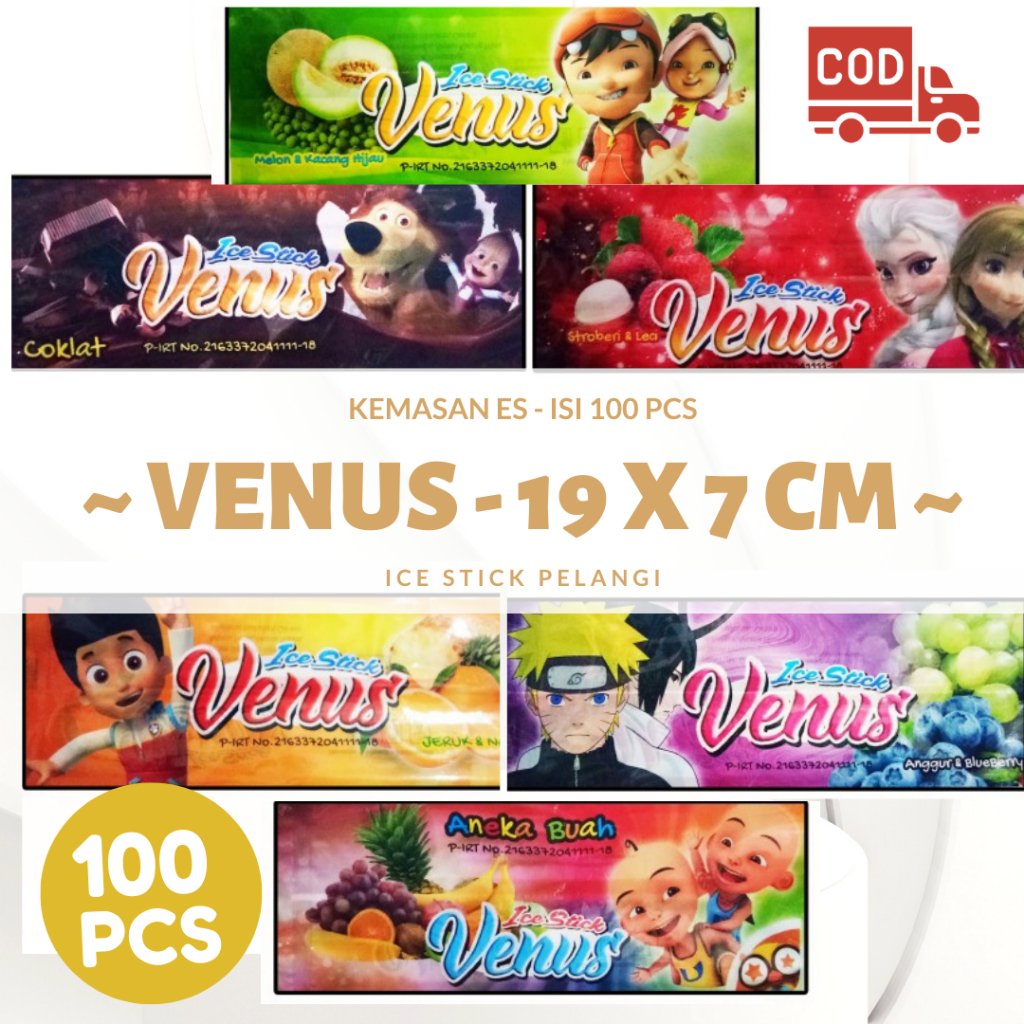 Venus 19x7 Cm Plastic Ice Cream 19x7 Cm Corn Image Plastic Ice Cream ...